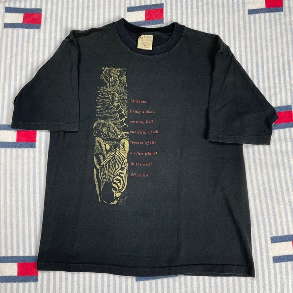 Wwf | Shirts | Vintage Wildlife Nature Wwf Short Sleeve Shirt | Poshmark